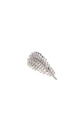 Swarovski Brooch - Silver