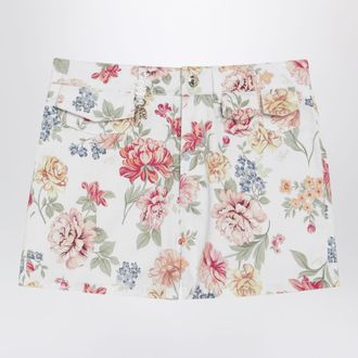 Chlo&eacute; Shorts aus Baumwolle mit Blumenmuster