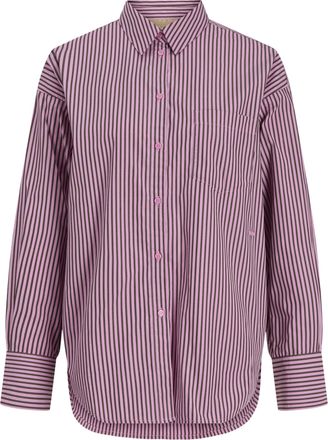 Jack & Jones Damen Jxjamie Ls Relaxed Poplin Shirt WVN Noos, Orchid Smoke, Large