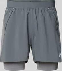 Asics Regular Fit Shorts mit integrierten Tights Modell Road