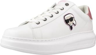 Karl Lagerfeld Kapri Nft Lo Lace Baskets pour Femmes Blanches/Roses - EUR 37