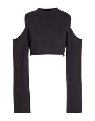 8 by YOOX ORGANIC COTTON SHOULDER CUT-OUT SWEATSHIRT