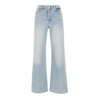 7 For All Mankind Femme, Jeans, Bleu, Taille: W26 Wide Jeans