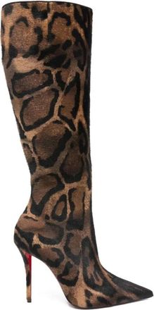 Christian Louboutin Femme, Chaussures, Brun, Taille: 41 EU Miss Z 100 Bottes Hautes