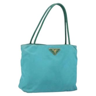 Prada Sac bandouli&egrave;re en nylon Pre-owned - Femme - Pre-owned - Bleu - Taille: ONE Size