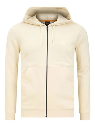BOSS hoodie à fermeture zippée - Jaune
