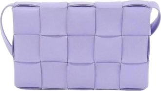Bottega Veneta Pre-owned Sac bandouli&egrave;re en agneau - Femme - Pre-owned - Violet - Taille: ONE Size