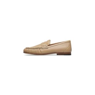 Loriblu Curled Nappa Loafers - - Shoes - Damen - Beige - 39 EU