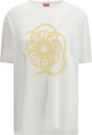 Kenzo Femme, Tops, Blanc, Taille: 36 FR Crewneck Boke Flower 2.0