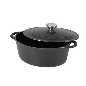 Sitram SITRASLOW Schmortopf, Gusseisen, Schwarz