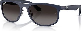 Ray-Ban Rb4468 Liteforce Sonnenbrillen Sand Dunkelblau Fassung Grau Glas Polarisiert 59-18