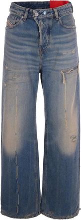 Diesel Femme, Jeans, Bleu, Taille: W26 Jeans Droits