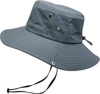 Generic Cocila Summer Hat Mens Pliable Fisherman Bucket Cap Casquettes De Baseball Casquette Hommes (Dark Gray One Size) Bonnet chimiotherapie Femmes Velours 