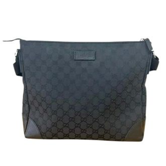 Gucci Sac bandouli&egrave;re GG en toile Pre-owned - Femme - Pre-owned - Noir - Taille: ONE Size