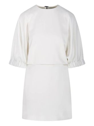 Max Mara robe courte Rum à manches bouffantes - Blanc