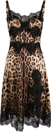 Dolce & Gabbana Robe mi-longue imprim&eacute;e Dolce & Gabbana