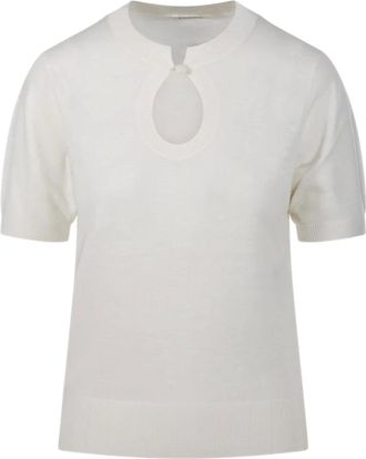 By Malene Birger Pull Tala Blanc Doux - Femme - Pulls - Blanc - Taille: 44 FR