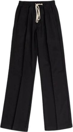 Rick Owens Homme, Pantalons, Noir, Taille: M Dietrich Drawstring Pants