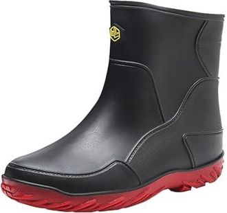 Generic Couverture de travail pour homme - Chaussures d&eacute;contract&eacute;es courtes sur les bottes deau - Mode ext&eacute;rieure - Chaussures d&eacute;contract&eacute;es pour homme - Chau