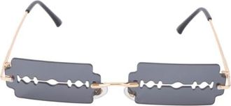 Frcolor Abaodam Lunettes de Soleil &Eacute;vid&eacute;es C1 Gris Accessoires Photo pour F&ecirc;tes et Soir&eacute;es Lunettes dExt&eacute;rieur L&eacute;g&egrave;res Unisexes D&eacute;coration Originale pour &Eacute;v&eacute;n