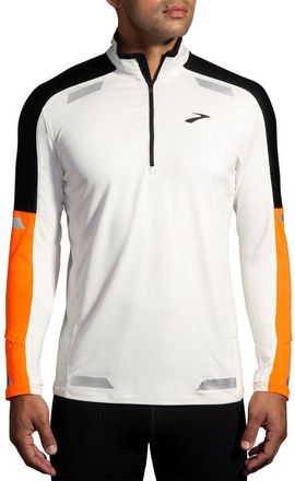 Brooks Langarmshirt Run Visible 1/2 Zip 2.0 Men 211516-167 Gut sichtbar im Dunkeln