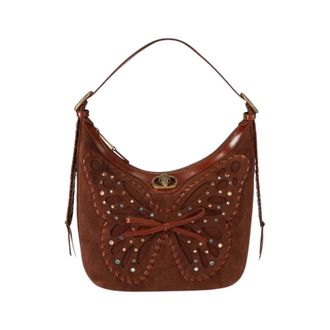 Kurt Geiger Femme, Sacs, Brun, Taille: ONE Size Chelsea S Hobo Butterfly