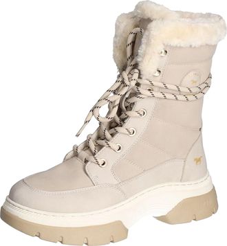 Mustang Jeans Damen Stiefel Schnürboots