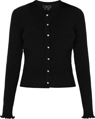 Faina Strickjacke Frauen Schwarz