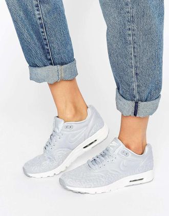 Nike Air Max 1 Ultra Plush - Baskets - Gris-Black
