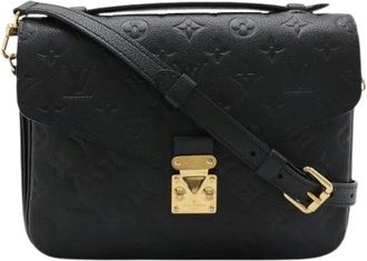Louis Vuitton Pre-owned Sacoche Pochette Metis MM Monogram Empreinte - Femme - Pre-owned - Noir - Taille: ONE Size