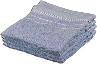 G&ouml;zze Seiftuch-Set, 4er-Set, Berlin, 100% Baumwolle, 30 x 30 cm - Blau