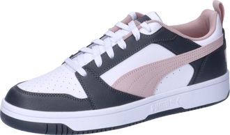 Puma Rebound V6 Low Unisex Sneaker, Strong Gray Mauve Mist White, 44.5 EU