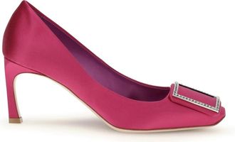 Roger Vivier Satin Trompette Pumps - - Shoes - Damen - Rosa - 36 EU