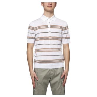 PESERICO Wei&szlig;er Strickpullover - - Tops - Herren - Mehrfarbig - 2XL