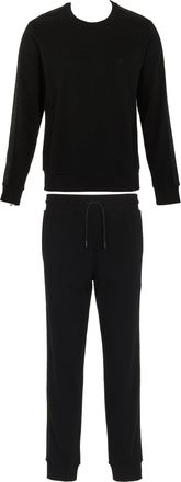 Emporio Armani Herren Basic Terry Loungewear Trainingsanzug, Schwarz, Gr&ouml;&szlig;e M, Schwarz, M