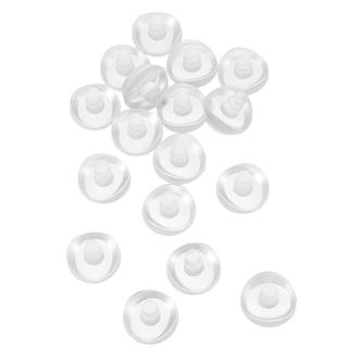 Hemobllo 16 St&uuml;ck rutschfeste Silikon M&ouml;belgleiter mit Antikollisionsschutz Ger&auml;uscharme Tischbeinpolster Transparente PVC M&ouml;belfu&szlig;stopper f&uuml;r Stuhl und Sofabe