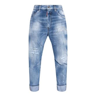 Dsquared2 Tailored Combat Jeans - Blaue Jeanshose