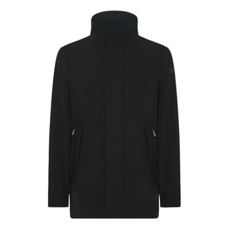 Roberto Ricci Design Schwarzer Wintermantel mit raffiniertem Design - - Jackets - Herren - Schwarzk - M