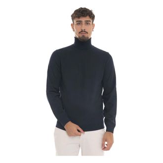 HUGO BOSS Musso-P-Rollkragenpullover - - Knitwear - Herren - Blau - M
