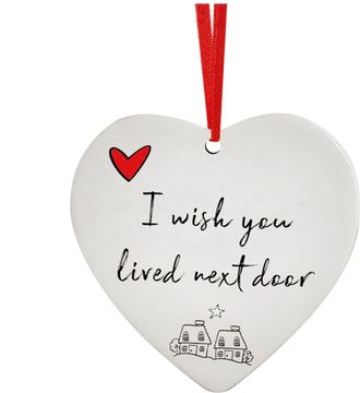 Generic Herz-Freundschaftsornamente - Freund-Herzornament, Herzförmiges Andenken | Freundschafts-Andenken-Ornament Aus Acryl Für Die Beste Freundin, Schwester