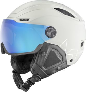 Bolle V-Line, Lightest Grey Matte, Photochromic Blue Cat 1 to 3, Medium, Snow Helmets, Unisex, Adult