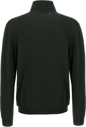 Zanone Wool Turtleneck Sweater - Green
