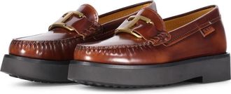 Tod's Tods Low-Top Sneaker - Loafers aus gl&auml;nzendem Leder - Gr. 39 (EU) - in Braun - f&uuml;r Damen
