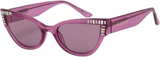 Guess Femme, Accessoires, Violet, Taille: 54 MM Lunettes de soleil