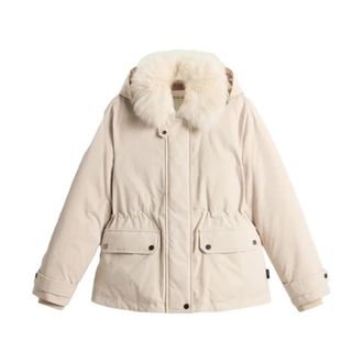 Woolrich Stylische Jacken f&uuml;r Alle Jahreszeiten - - Jackets - Damen - Beige - L