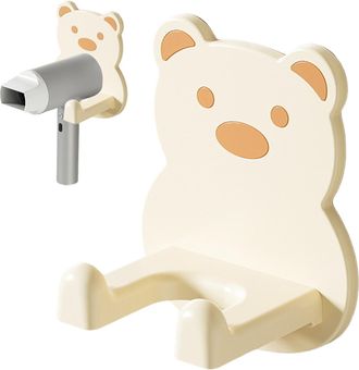 Generic Haartrocknerhalter, Haartrocknerhalter, Klebehalterung für Haartrockner mit Wandhalterung - multifunktionaler wasserdichter Badezimmeraufbewahrungshal