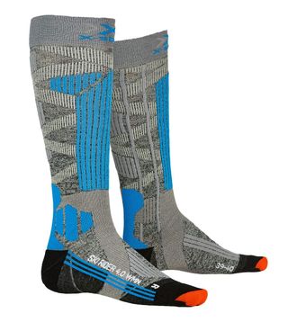 X Bionic X-Socks X-Bionic X-Bionic Ski Rider Socks G239 Stone Grey Melange/Turquoise 42 X-Bionic Ski Rider Socks G239 Stone Grey Melange/Turquoise 42