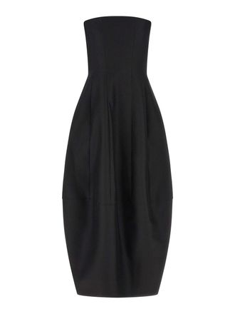Khaite Robe Au Genou - Noir