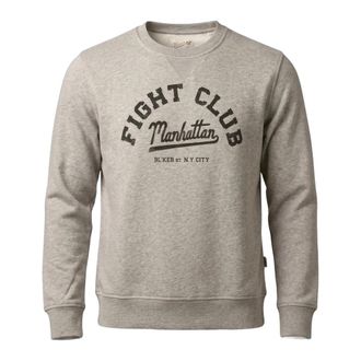 Bl'ker Sweatshirt Fight Club Manhattan - - Sweatshirts & Hoodies - Herren - Grau - M