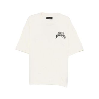 Amiri Hollywood Lightweight Jersey Skate Tee - - Tops - Herren - Beige - L